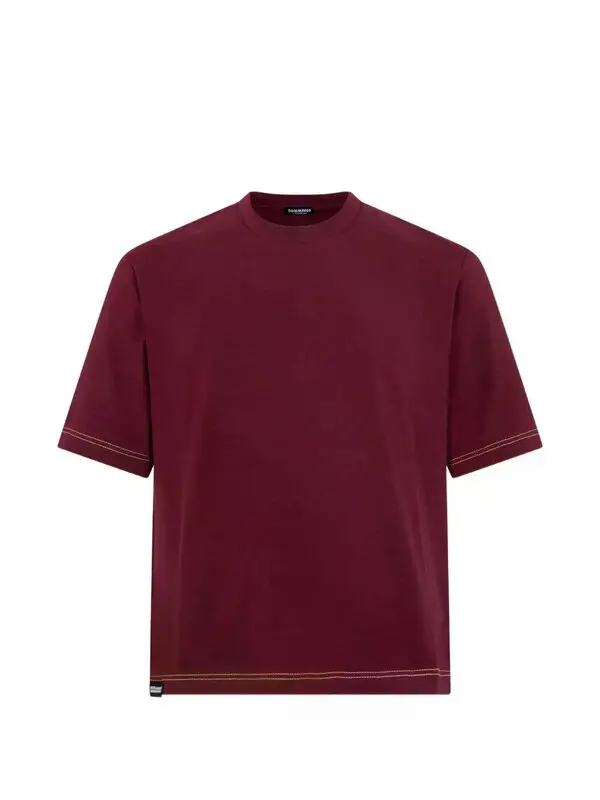 Dsquared2 Tape V-neck T-shirt - Red