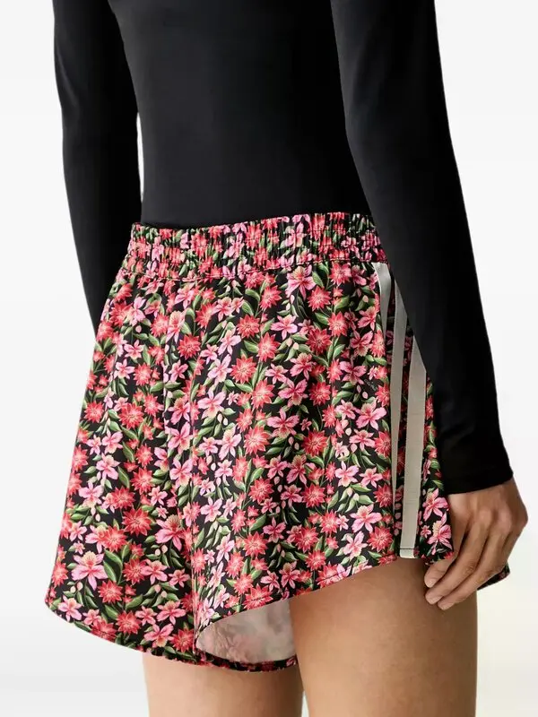 Adidas Floral-print 3-stripes Shorts
