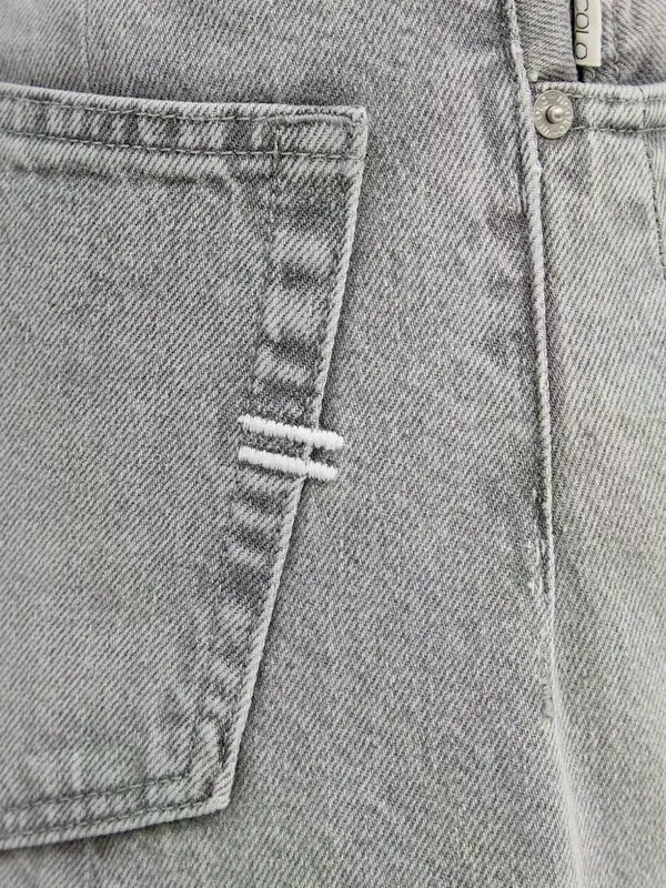 VICOLO High-waisted Barrel-leg Jeans