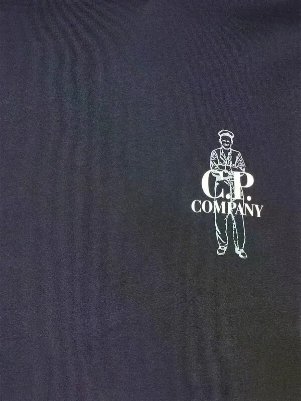 C.P. COMPANY Logo-print T-shirt