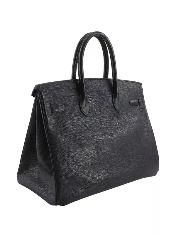 Hermès 1998 Fjord Birkin Retourne 35 Handbag