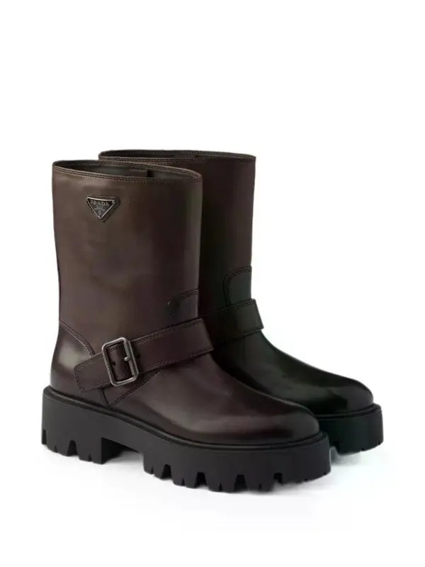 Prada Leather Booties