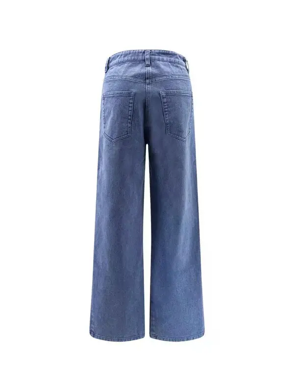 TONYWACK Washed-effect Five-pocket Jeans
