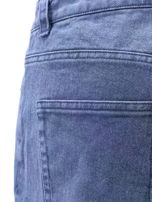 TONYWACK Washed-effect Five-pocket Jeans