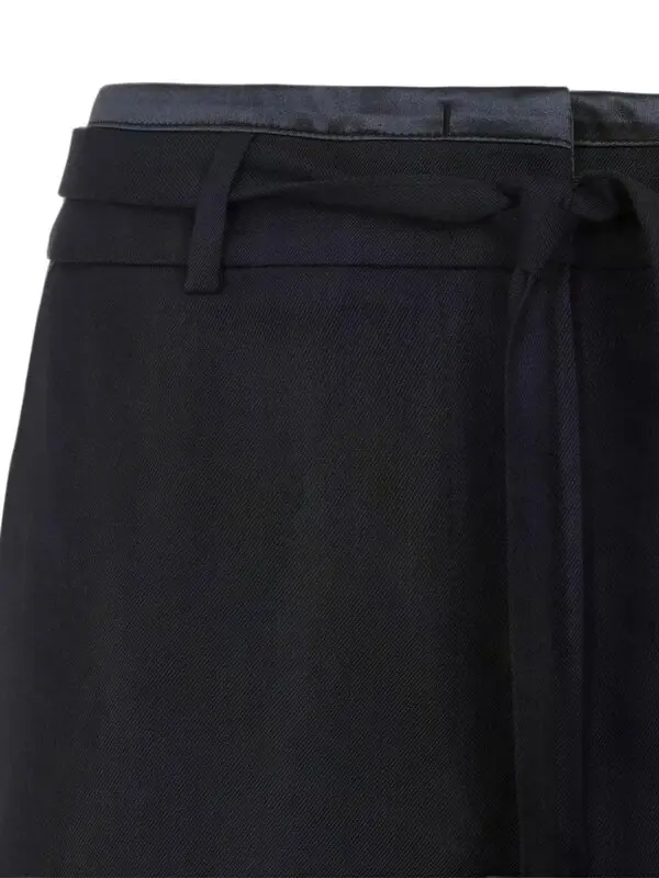 Peserico Belted Palazzo Pants