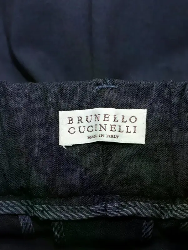 Brunello Cucinelli Tapered Elasticated Trousers