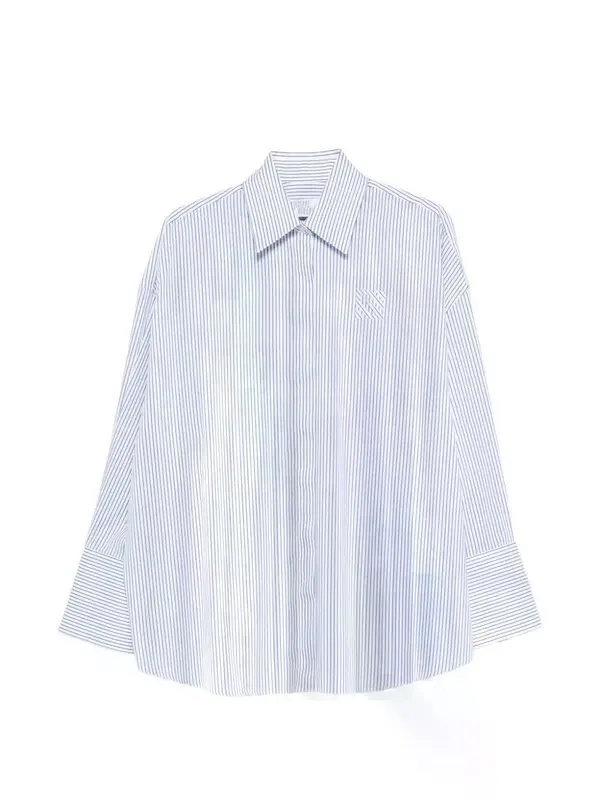 Giuseppe Di Morabito Striped Logo-detail Shirt - White