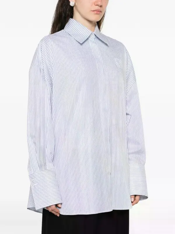 Giuseppe Di Morabito Striped Logo Detail Shirt