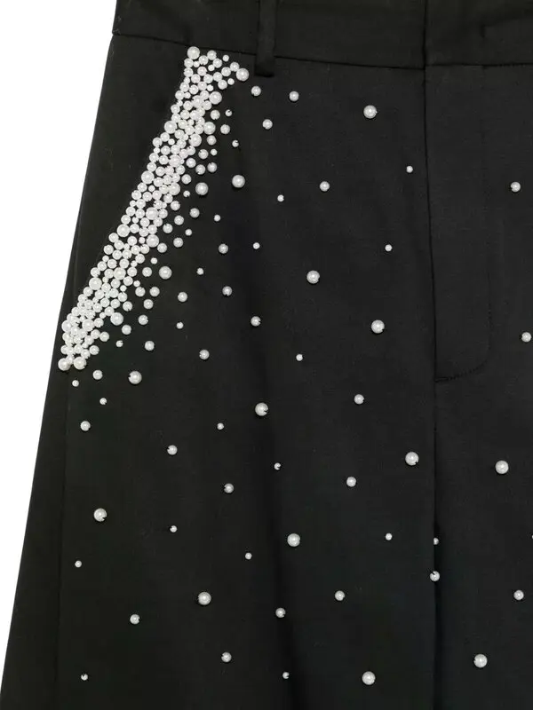 Giuseppe Di Morabito Embellished Wide-leg Trousers