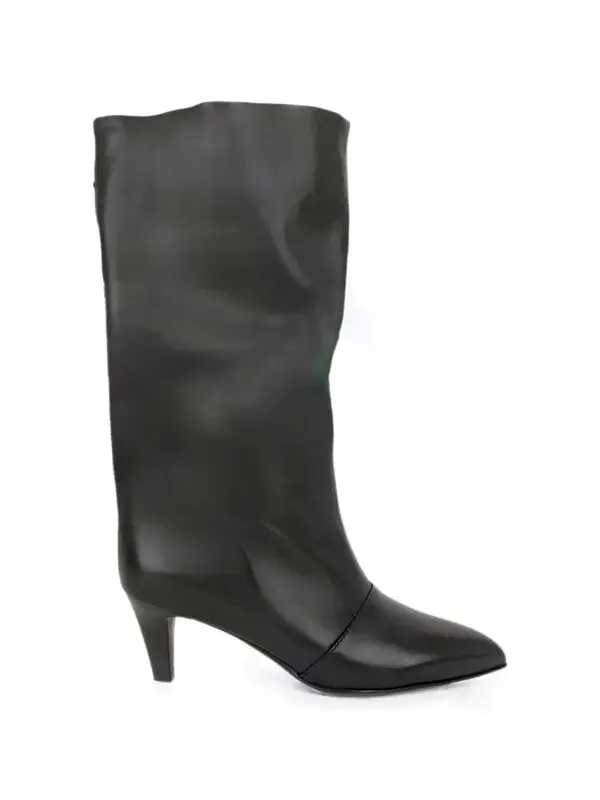 LINDA BAUMANN Pointed-toe Slouchy Boots