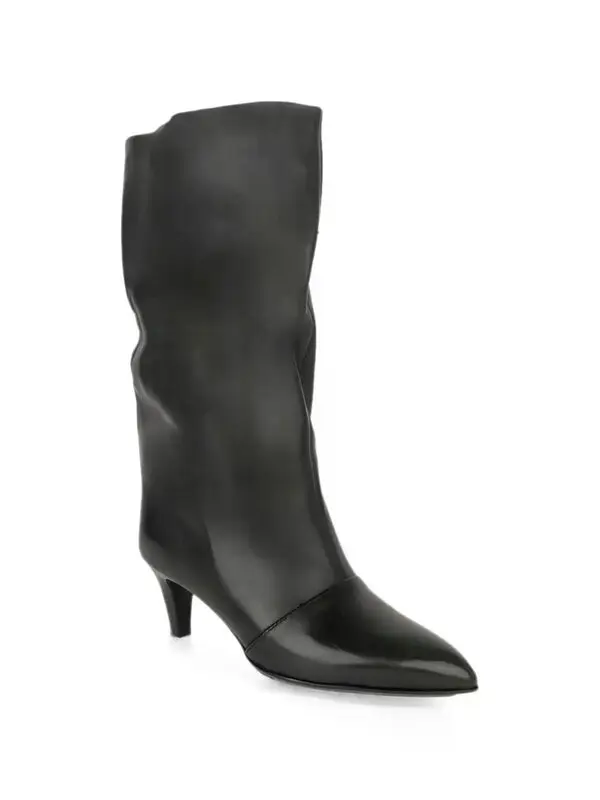 LINDA BAUMANN Pointed-toe Slouchy Boots