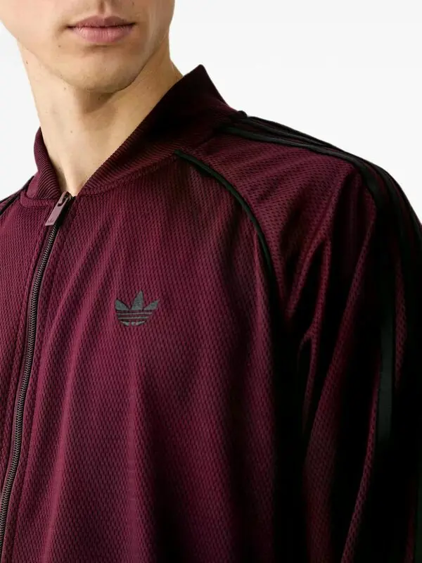Adidas Side-stripe Zip-up Sweater