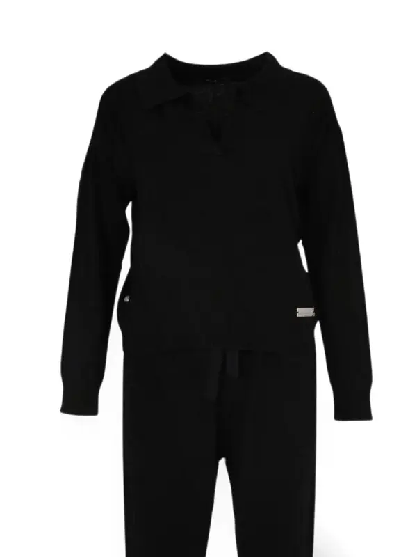 IZAAK AZANEI Collared Knitted Tracksuit