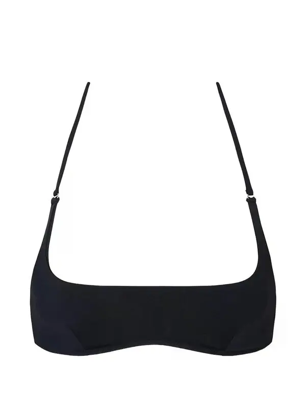 TROPIC OF C Halterneck Bikini Top - Black