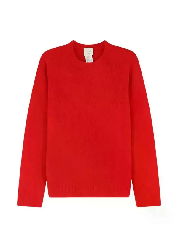ALYSI Ribbed-trim Crew-neck Sweater