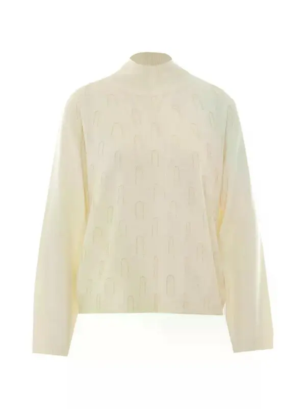 Fabiana Filippi Embellished High-neck Sweater - Neutrals