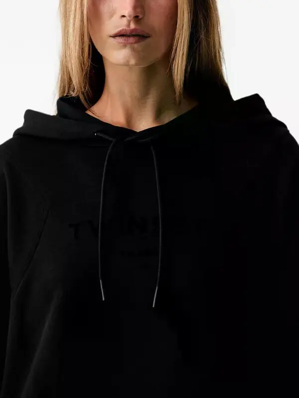 TWINSET Logo-embroidered Drawstring Jumpsuit