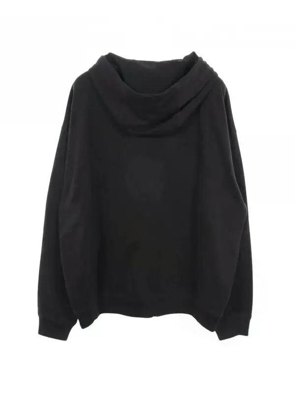 Versace Logo Zip-up Cotton Hoodie