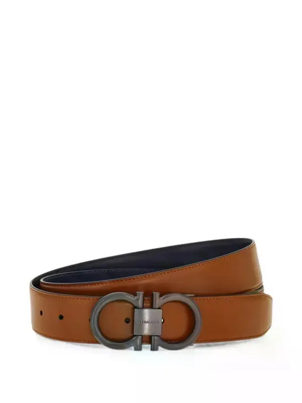 FERRAGAMO Reversible And Adjustable Gancini Belt