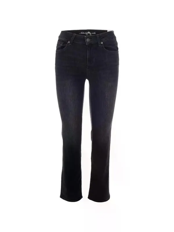 Liu Jo Embellished Straight-leg Jeans - Black