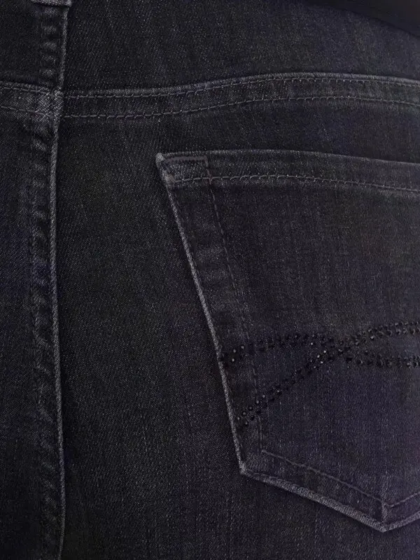 Liu Jo Embellished Straight-leg Jeans