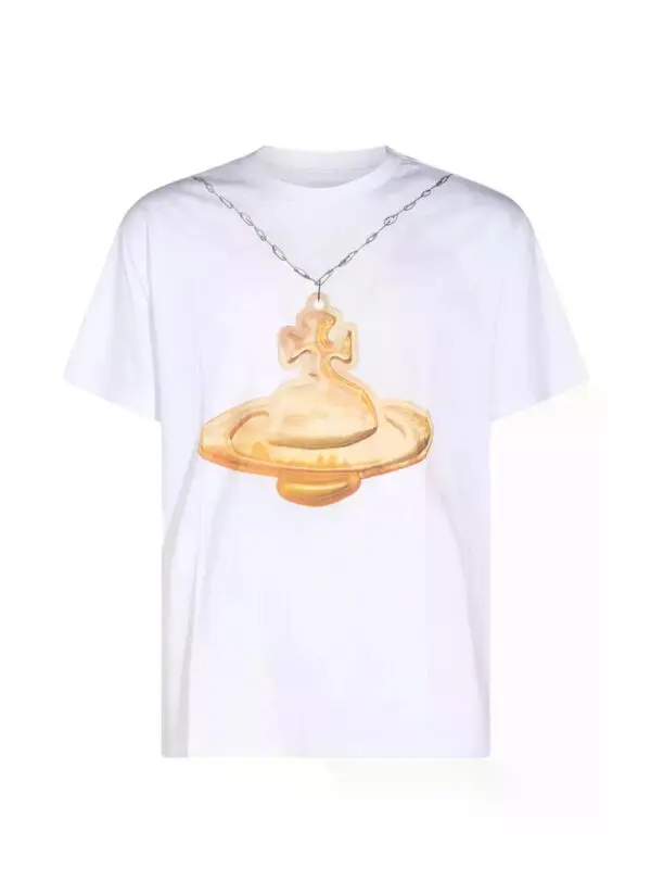 VIVIENNE WESTWOOD Gold Orb Classic T-shirt - White