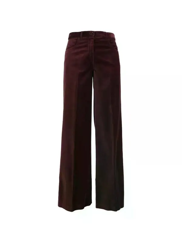 Aspesi Corduroy Wide-leg Trousers - Brown