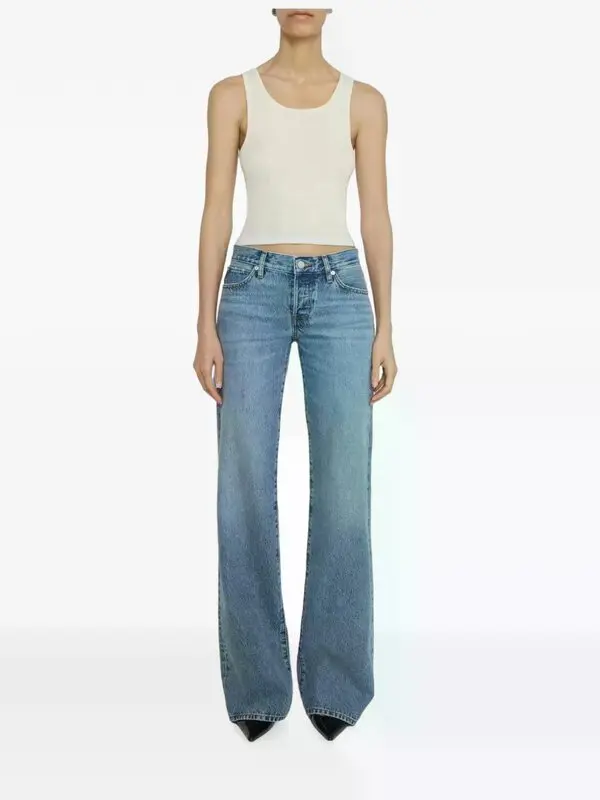 FRAME The Gray Low-rise Jeans