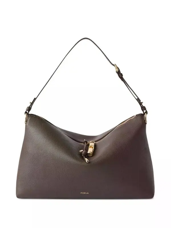 Furla Debby Shoulder Bag L - Brown