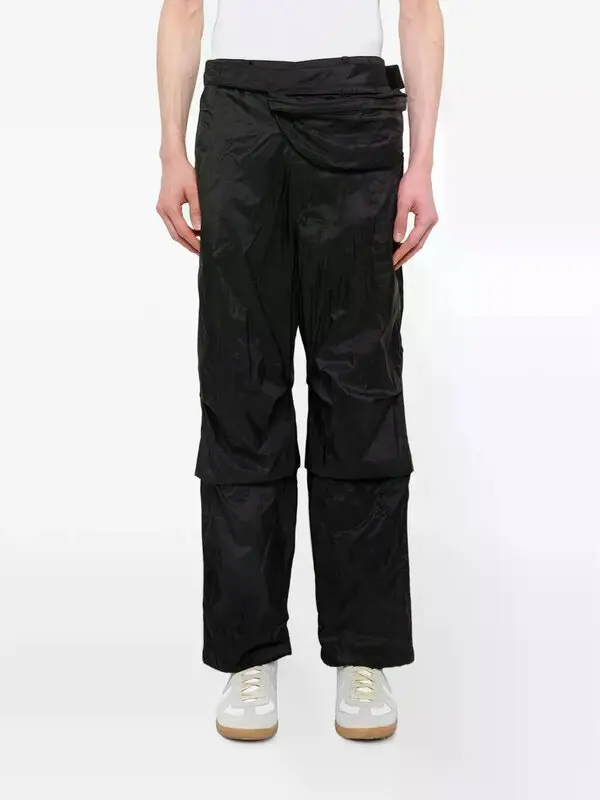 JUUN.J Belt-bag Detailed Panelled Trousers
