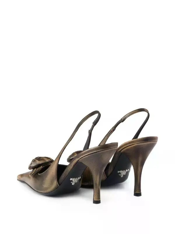 Prada Leather Slingback Pumps