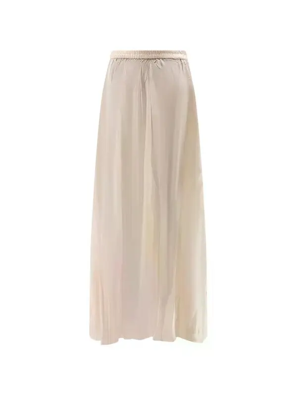 MES DEMOISELLES Calista Satin-effect Maxi Skirt - Neutrals