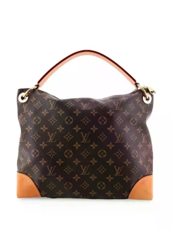 LOUIS VUITTON Berri Handbag Monogram Canvas Pm Hobo Bag