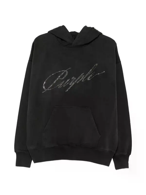 PURPLE BRAND Crystal Logo Hoodie