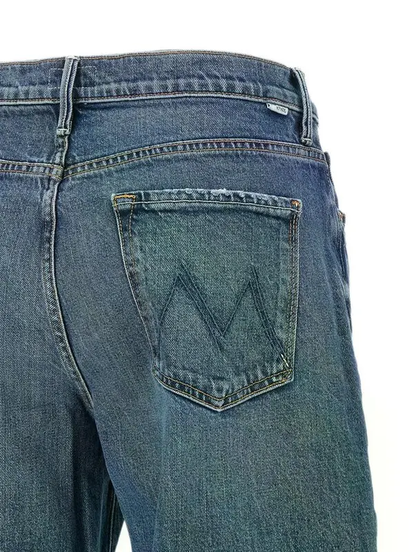 MOTHER Mid Rise Maven Flood Wide-leg Jeans - Blue