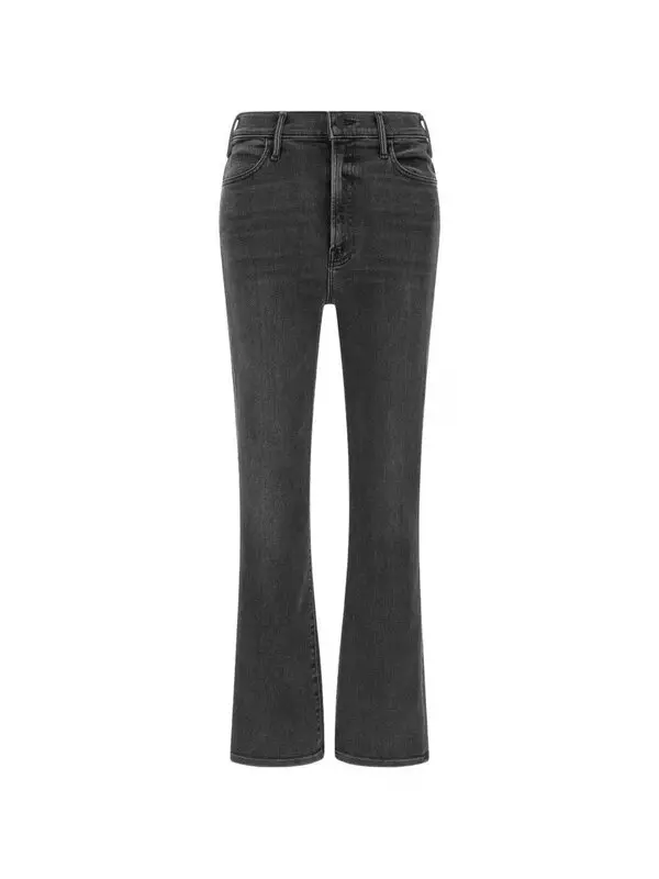 MOTHER Hustler Ankle Flared Jeans - Grey