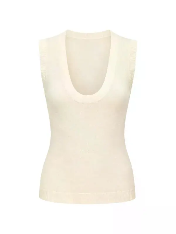 REFORMATION Marta Scoop-neck Sweater
