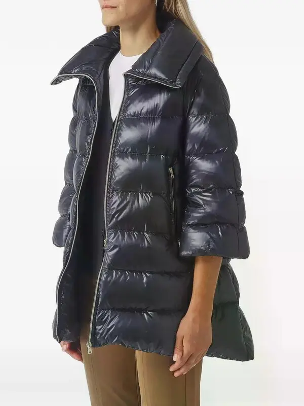 Herno Quilted High-neck Jacket - Blue