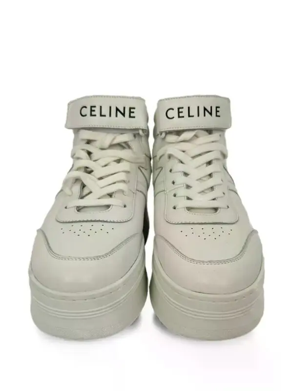 Celine Touch-strap Lace-up Sneakers
