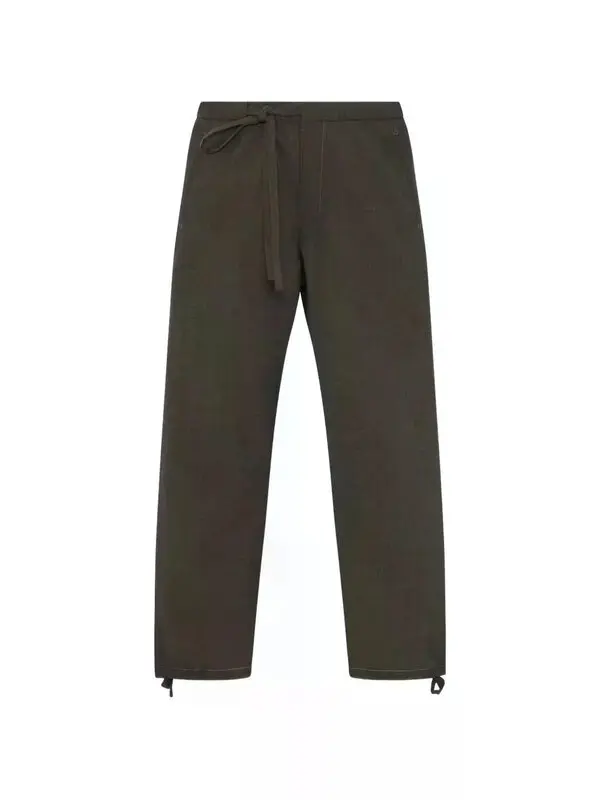 6397 Drawstring Waist Straight-leg Trousers