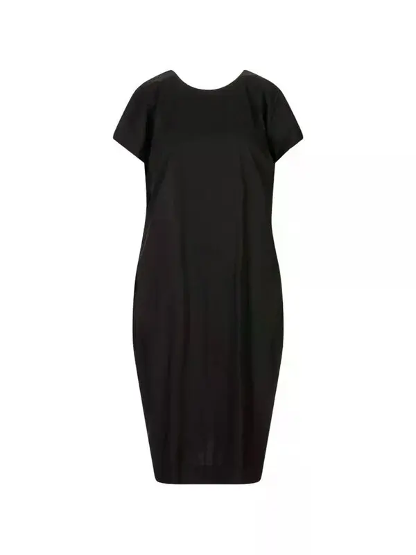 MEIMEIJ Twist-detail Scoop-neck Dress - Black