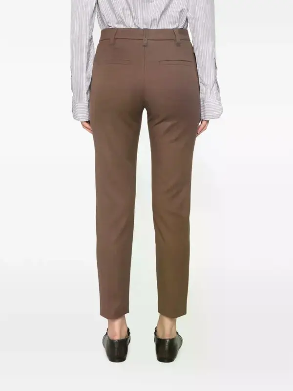 Brunello Cucinelli Belt-loops Cropped Trousers