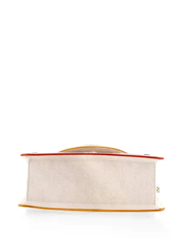 Gucci Linea Ricami Embroidered Canvas Small Shoulder Bag