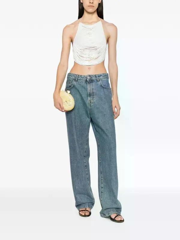 Cult Gaia Tanner Sequin-embellished Top
