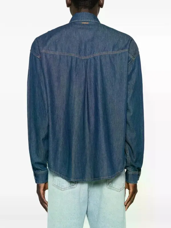 Versace Logo-embroidered Shirt