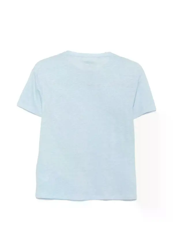 MC2 SAINT BARTH Embroidered Linen T-shirt