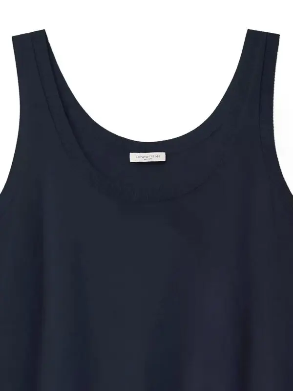 Lafayette 148 New York Merino Wool Scoop Neck Tank Top