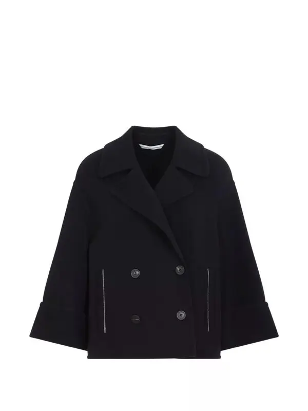 Peserico Double-breasted Wool Coat