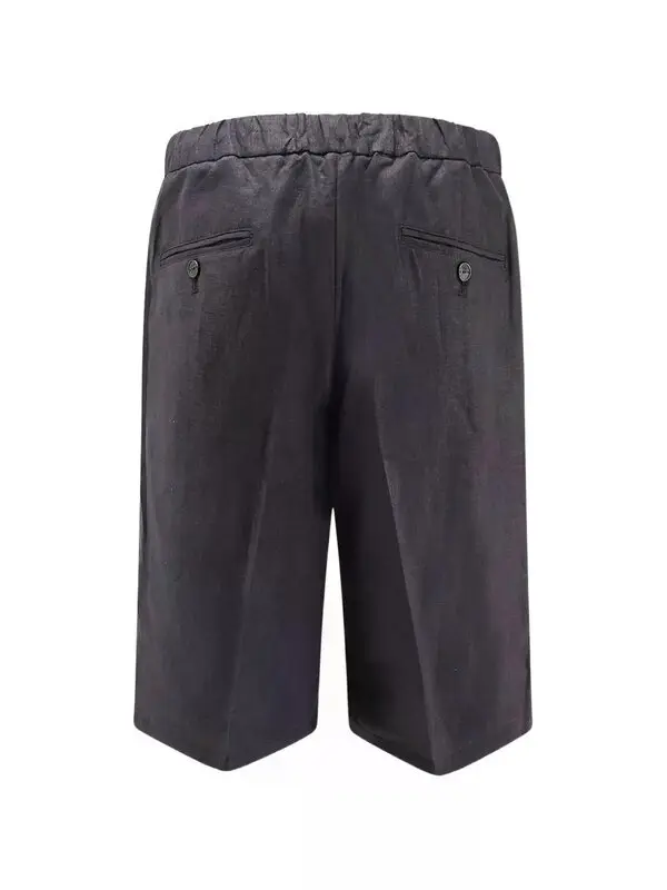HEVO Torre Lapillo Drawstring Pleated Tailored Shorts