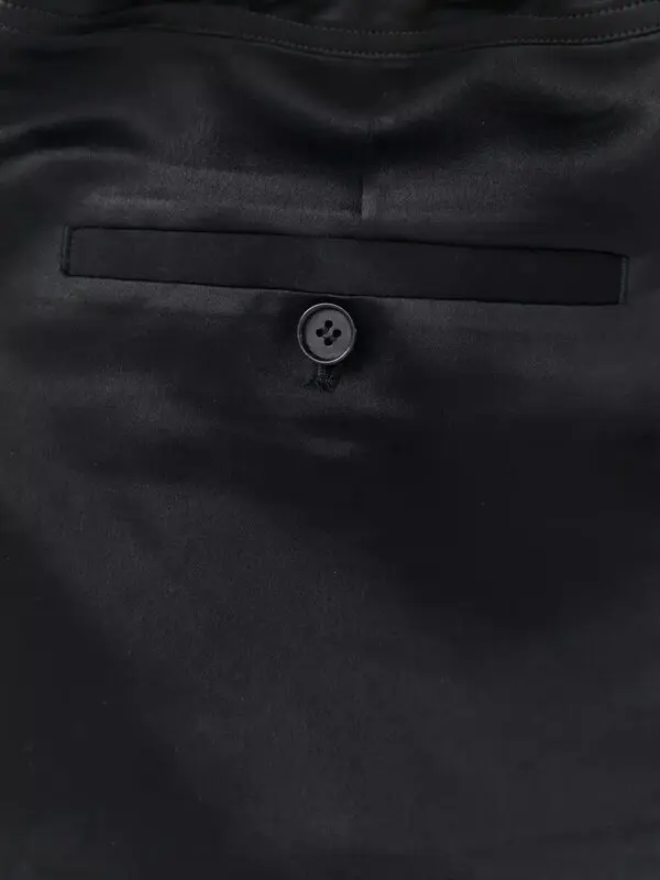 TONYWACK Drawstring-waist Satin Trousers